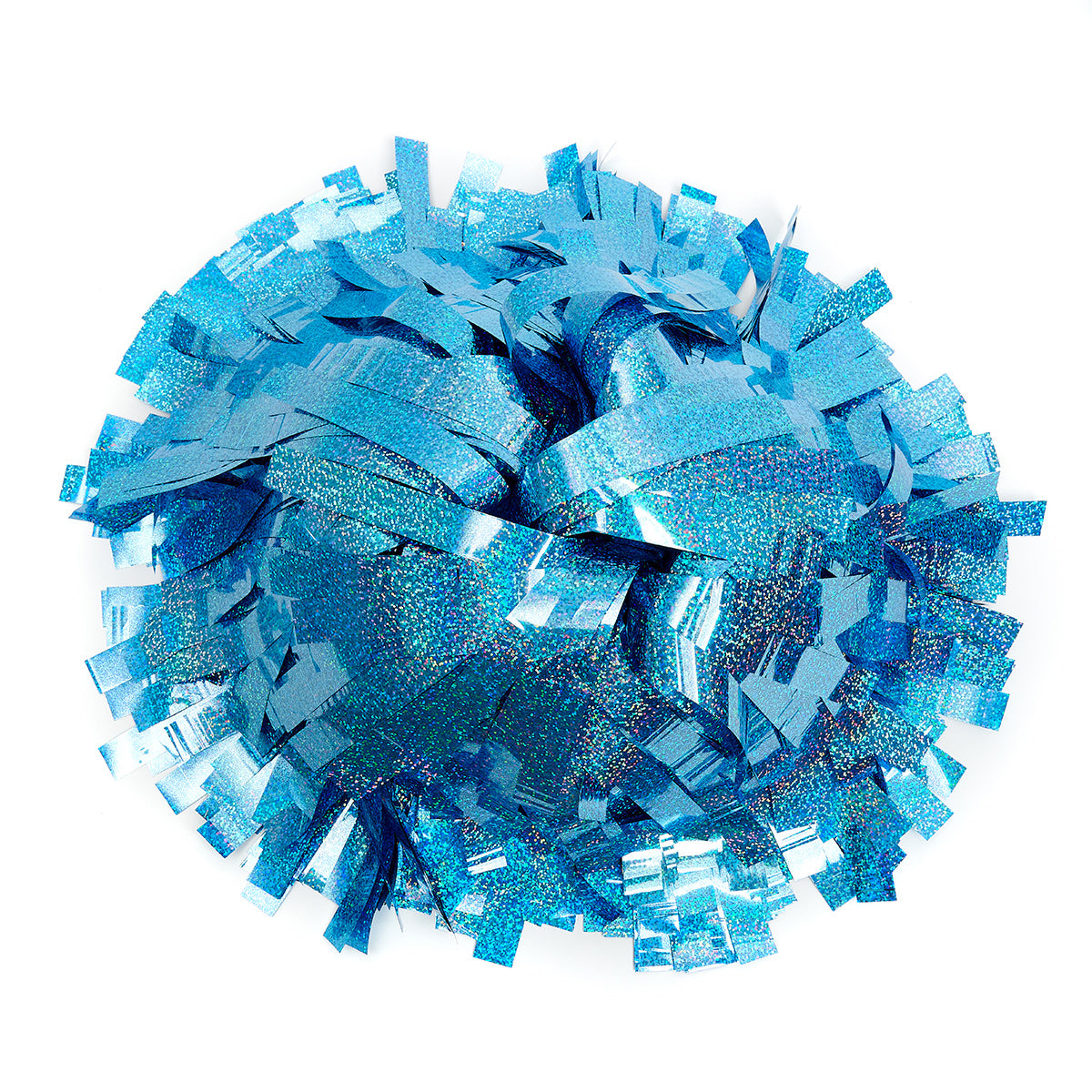 Pompon bleu clair hologramme – Twirling Boutique