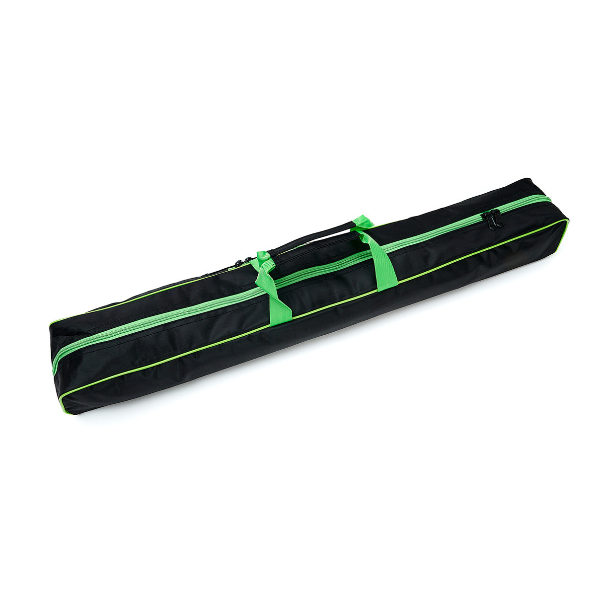 Junior Twirling Baton Bag – Black with Green Piping – Twirling Boutique
